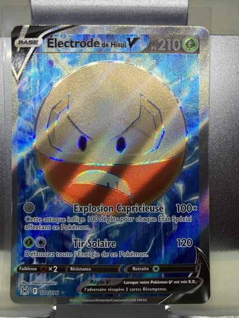 CARTE POKÉMON ELECTRODE de Hisui V 172/196 EB11 Origine Perdue FR NEUF EUR 15,00 - PicClick FR