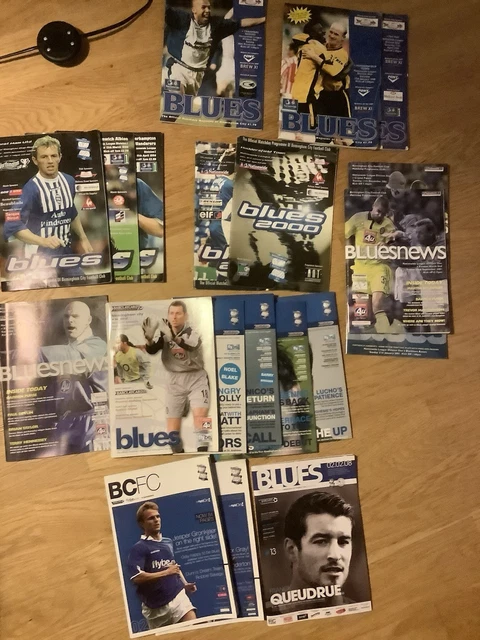 SELECTION OF 20 Football Programmes. Birmingham City FC. 1997-2008. £3. ...