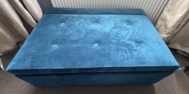 SINGLE BED IN A Box Ottoman Fold Out Guest Bed Made.com similar to Loaf ...