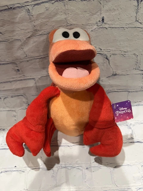 DISNEY THE LITTLE Mermaid Sebastian Crab Plush Stuffed Toy new with ...