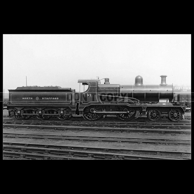 PHOTO T.000618 STEAM LOCOMOTIVE 87 NORTH STAFFORDSHIRE RAILWAY NSR ...