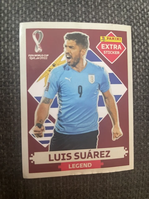PANINI QATAR WORLD Cup 2022 Luis Suarez Legend Burgundy Base Extra Sticker £7.50 - PicClick UK