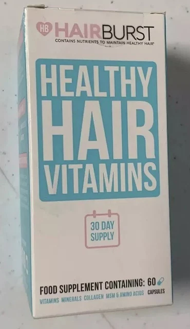 Hairburst Healthy Hair Growth Vitamins 60 Hair Burst Collagen Amino Acids £7 99 Picclick Uk