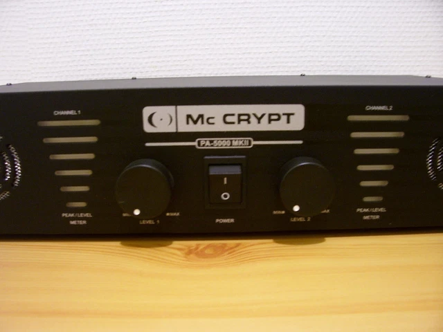 AMPLIFICATEUR MC CRYPT PA 5000 EUR 145,00 - PicClick FR