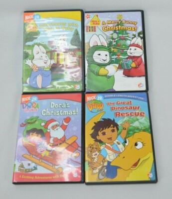 NICKELODEON NICK JR DVD Lot Of 4 DVDs Dora Diego Max & Ruby $16.92 ...