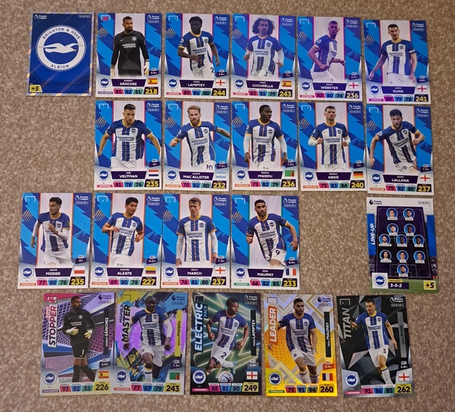 PANINI ADRENALYN XL 2022/23 2023 x21 BRIGHTON & HOVE CARDS £2.00 ...