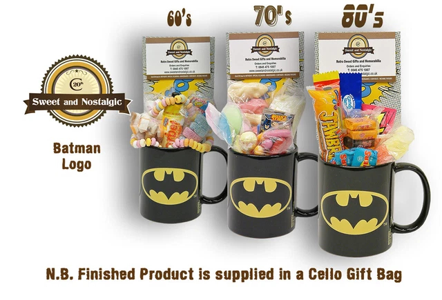BATMAN LOGO MUG with a KAPOW! selection of 1960's, 70's or 80's Retro ...