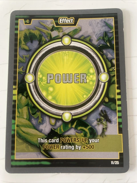 BEN 10 ALIEN Adventures Collectable Card Power Effect 11/25 Trading ...