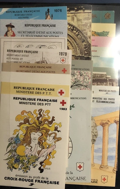 TIMBRES DE FRANCE. Lot De Carnet Croix Rouge 1964/1983 EUR 40,00 - PicClick FR