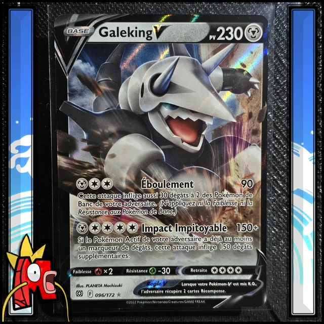 CARTE POKÉMON : Galeking V 096/172 - E&B Stars Étincelantes - UR - NEUF ...