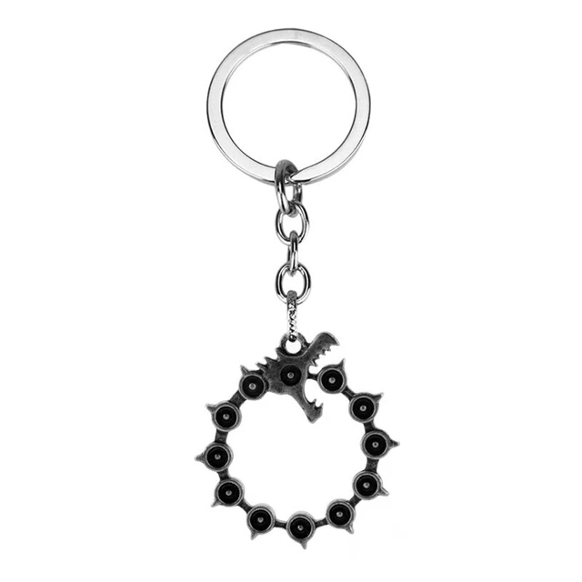 NANATSU NO TAIZAI Meliodas Dragon Symbol Anime Collection Key Chain ...
