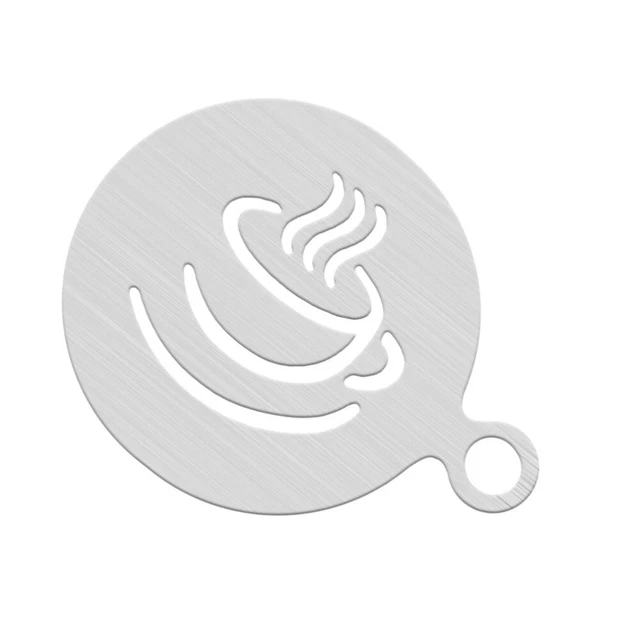 COFFEE DECOR CAKE Toppers Cappuccino Stainless Steel Latte Art £7.49 ...