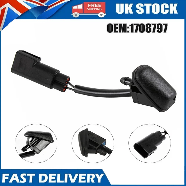 1708797 FRONT WINDSHIELD Wiper Washer Jet For Ford C-Max Mondeo Mk4 ...