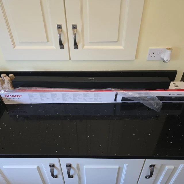 SHARP SLIM TV Soundbar 2.0 Bluetooth HDMI 150W Wall Mountable HT-SB140 ...