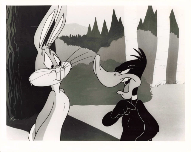 PHOTO CINEMA ANIMATION BUGS BUNNY DAFFY DUCK TIRAGE ARGENTIQUE HD 25 x ...