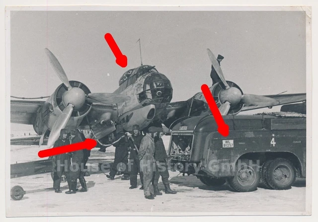 143094: FOTO EINER Junkers Ju 88 des Kampfgeschwaders 77, KG 77, Orscha ...