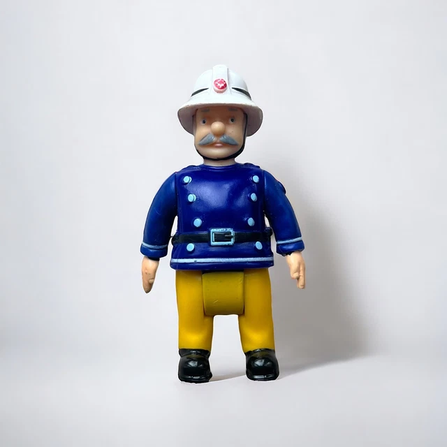 FIREMAN SAM - Station Officer Steele - Action Figure Toy Ideal Cake ...