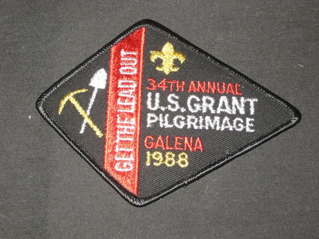 US GRANT PILGRIMAGE Galena 1988 34th Annual Patch $4.00 - PicClick