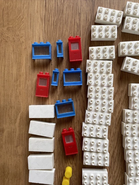 VINTAGE MONTINI BRICKS Lot - RARE - Pre-Lego Building Blocks 148 Pieces ...