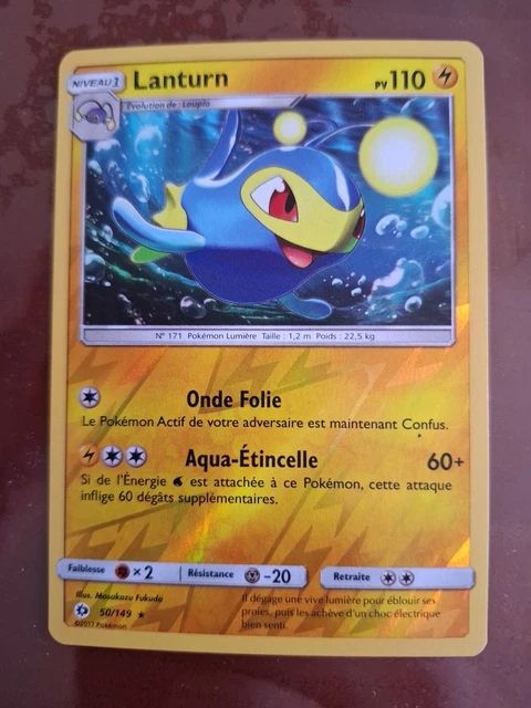 CARTE POKEMON LANTURN 50/149 Rare REVERSE Soleil et Lune 1 SL1 FR NEUF EUR 1,40 - PicClick FR