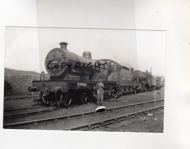RAIL PHOTO LMS MR Compound 41003 Stockport Heaton Mersey shed CLC LNER ...