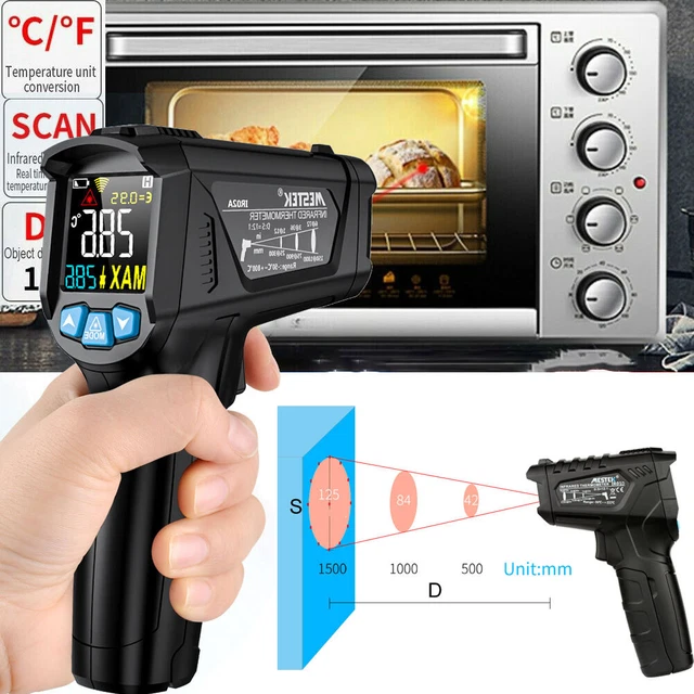 DIGITAL IR INFRARED Thermometer Non-contact Industrial Temperature Gun ... DIGITAL IR INFRARED Thermometer Non-contact Industrial Temperature Gun ...