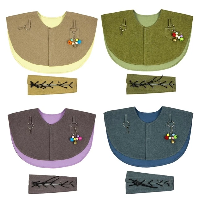 PARROT ANTI-SCRATCH SHOULDER Protector Cape Arm Cover for Bird Poops ...