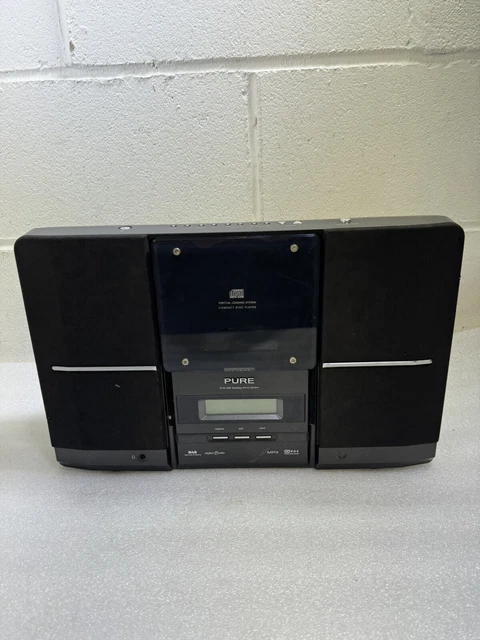 PURE DTM-300 BOOKSHELF Desktop Stereo System CD MP3 Player DAB FM Radio ...