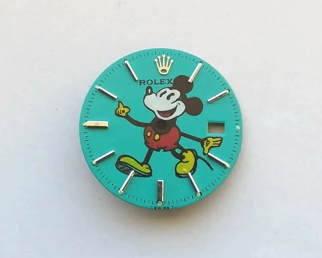 ROLEX DIAL TIFFANY Mickey Mouse Mouse Dial for Precision 6694 £350.49 ...