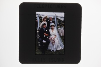 ELLIS ISLAND FAYE Dunaway Richard Burton Kate TV Promo Photo 35mm slide ...