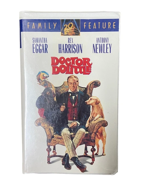 DOCTOR DOLITTLE VHS Clamshell Case Samantha Eggar Rex Harrison Comedy £ ...