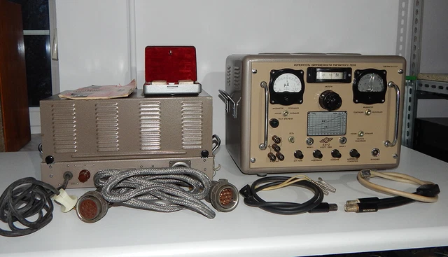 MAGNETIC FIELD INDUCTION Meter E11-2 Soviet 1969 Russian Military Meter ...