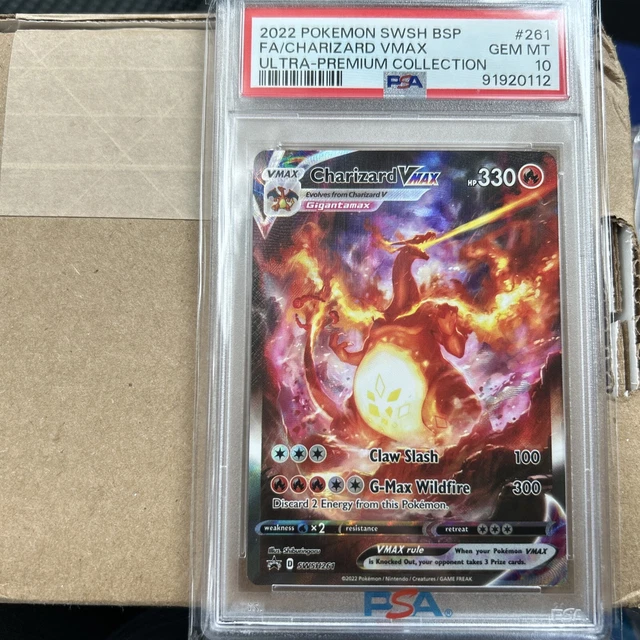 2022 POKEMON ULTRA Premium Collection Charizard VMAX Full Art SWSH261 ...