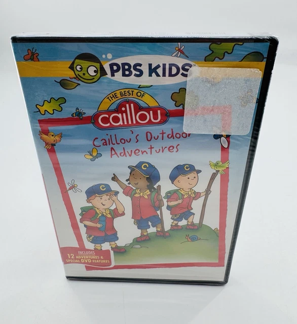 PBS KIDS DVD Caillou's Outdoor Adventures NEW Cartoons Educational ...