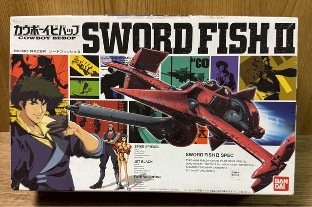 NUOVO KIT MODELLINO Cowboy Bebop Swordfish II scala 1/72 Bandai JP EUR ...