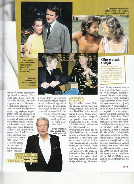 ROMY SCHNEIDER,ALAIN DELON,SHAILENE WOODLEY,DIANE KRUGER Hungarian ...