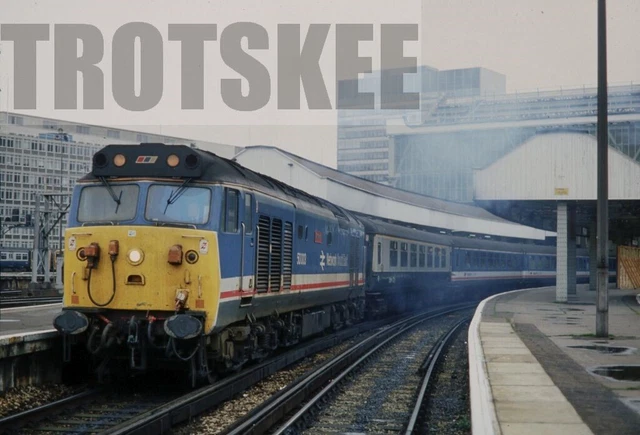 35MM SLIDE BR British Railway Diesel Loco Class 50 50003 1989 Original ...