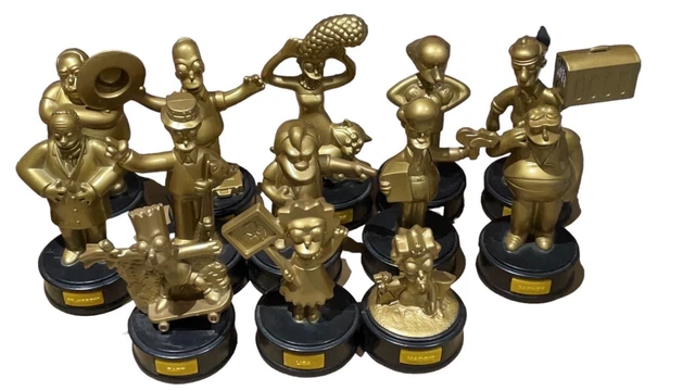 BURGER KING THE Simpsons Movie 2007 Collectible Gold Figures x13 Job ...