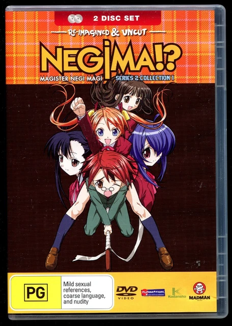NEGIMA!? MAGISTER NEGI Magi (Re-Imagined & Uncut) Series 2 - R4 2 Disc ...