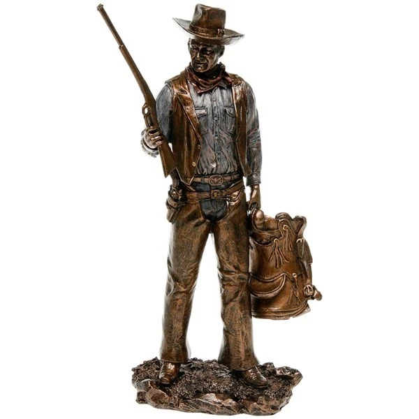 JOHN WAYNE COWBOY Standing Cold Cast Bronze Screen Legend Statue £44.85 ...