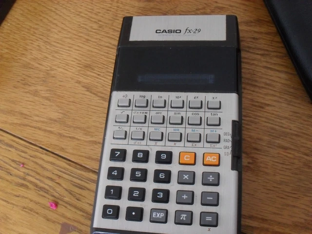 VINTAGE CASIO FX29 scientific calculator working order in pouch £10.24 ...