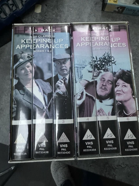 VHS VIDEO TAPE Bundle Keeping Up Appearances Season 1-4 Boxset £16.99 - PicClick UK