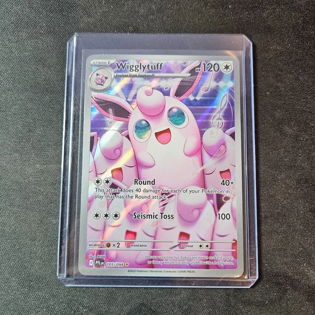 WIGGLYTUFF 105/094 - 2025 Pokemon TCG: Phantasmal Flames - Full Art ...