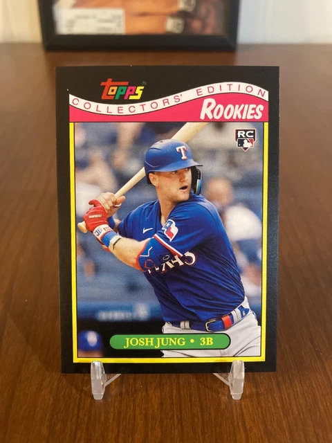 2023 TOPPS THROWBACK Thursday Josh Jung RC Rookie Texas Rangers #155 A ...