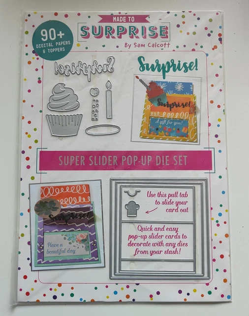 SUPER SLIDER POP-UP Die Set - 12 Dies - Made to Surprise £5.99 ...