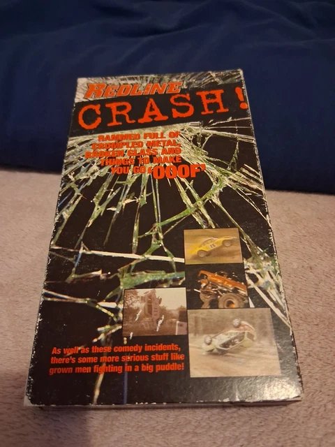 REDLINE CRASH! car crashes racing and jumps VHS PAL Video RARE £10.00 ...