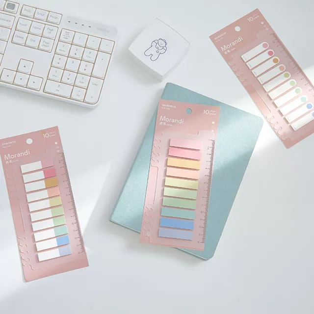 200 SHEETS/SET FLAGS Tabs Neon Page Index Bookmark Sticky Notes ...