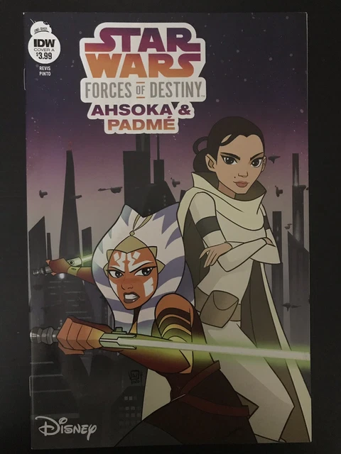Star Wars Forces Of Destiny Ahsoka And Padme 1a Pinto Vf 2018 Stock