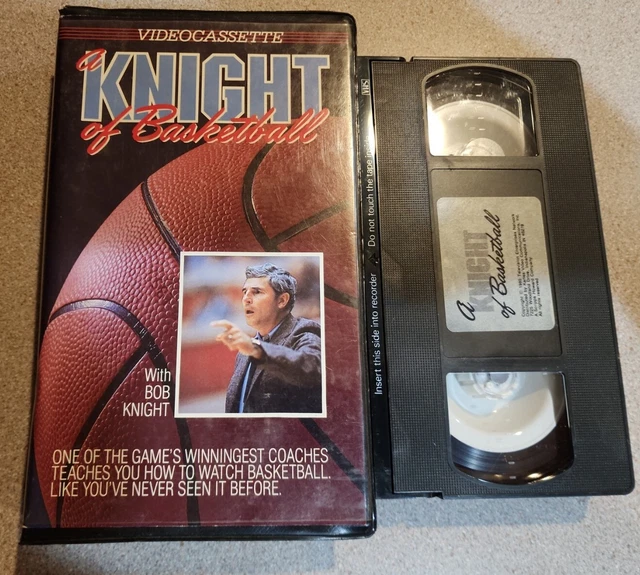 BOBBY KNIGHT'S A Knight of Basketball VHS Tape Vtg Rare Indiana ...