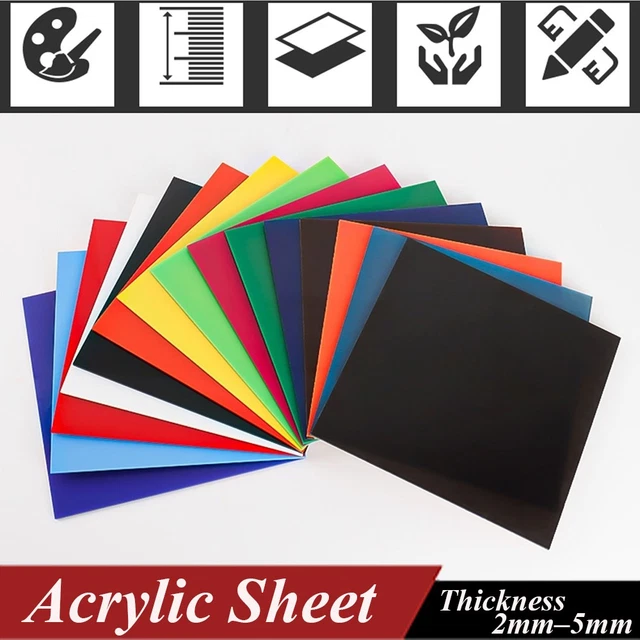 COLOURED PERSPEX SHEETS Cut To Size Perspex Plastic Panels Cast ...